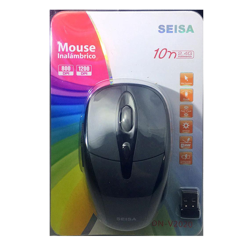 Seisa | MOUSE INALAMBRICO USB 2.4G SEISA DNV2020