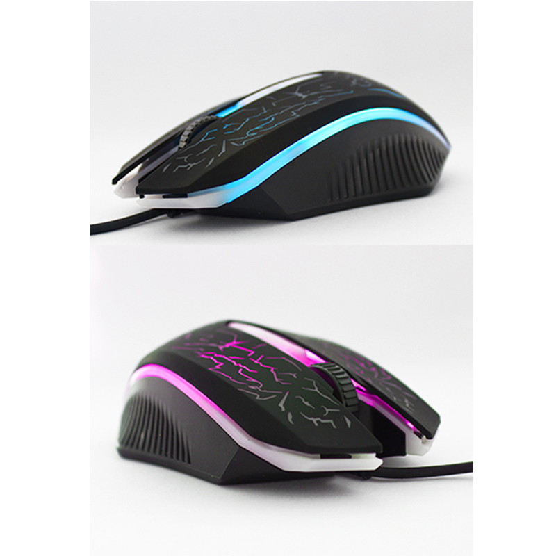 Seisa | MOUSE GAMING CON LUZ / CABLE DN-A401